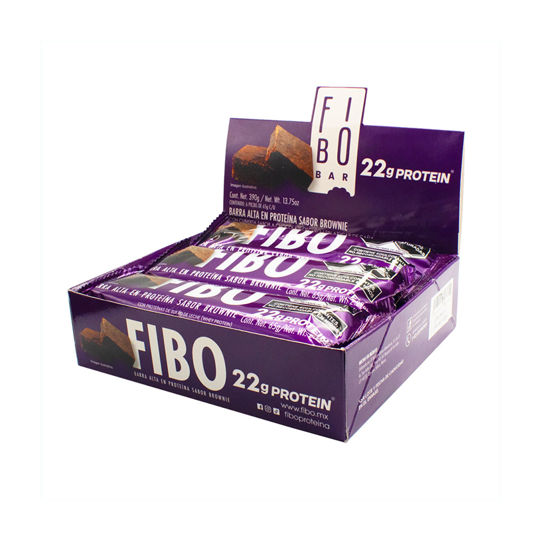 FIBO 22g Protein/Brownie – Fibo.mx | Barras