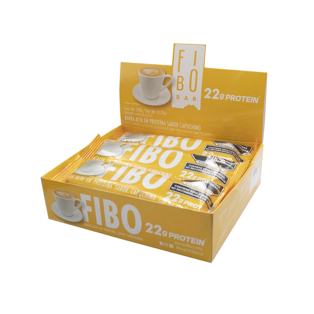 FIBO 22g Protein/Capuchino – Fibo.mx | Barras