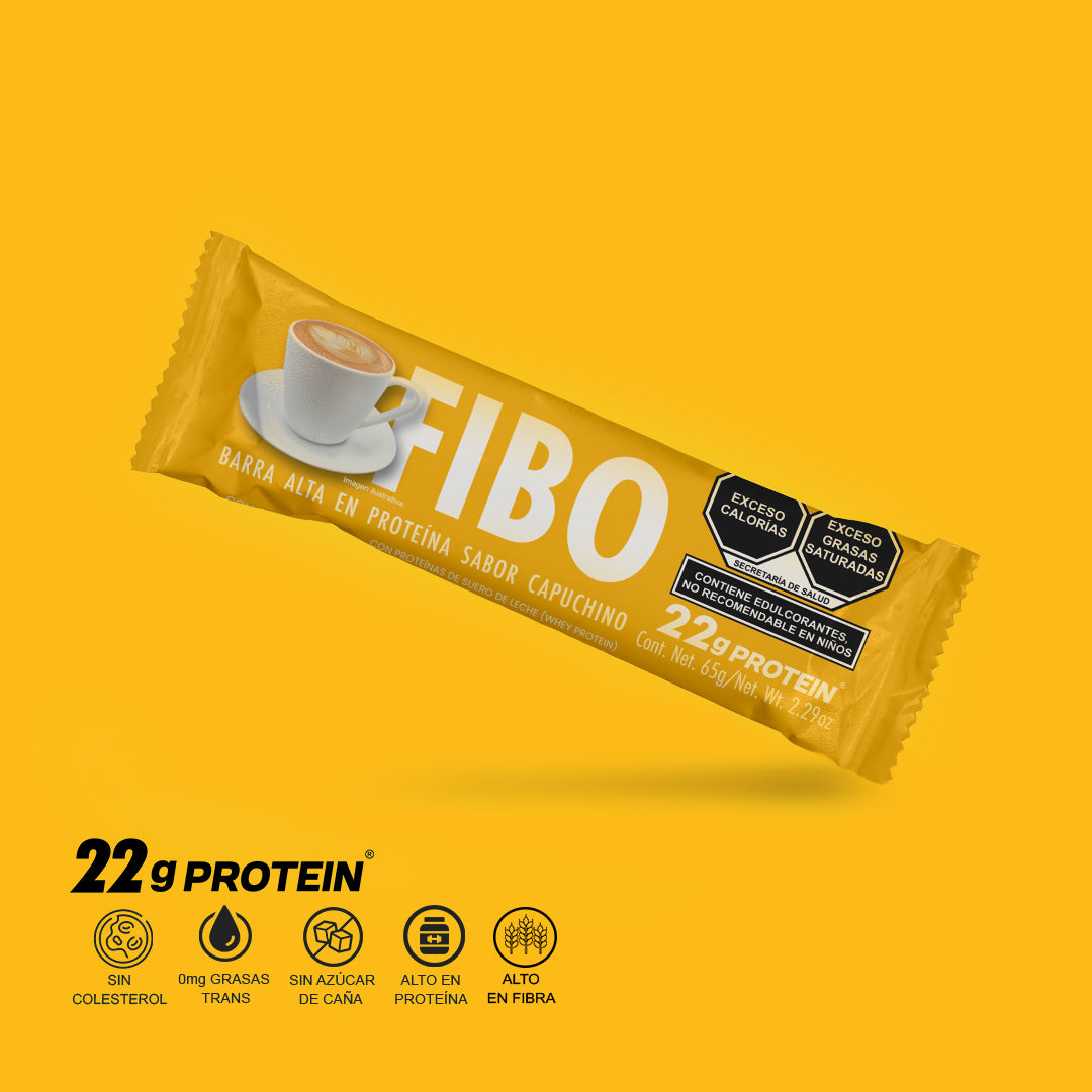 FIBO 22g Protein/Capuchino – Fibo.mx | Barras