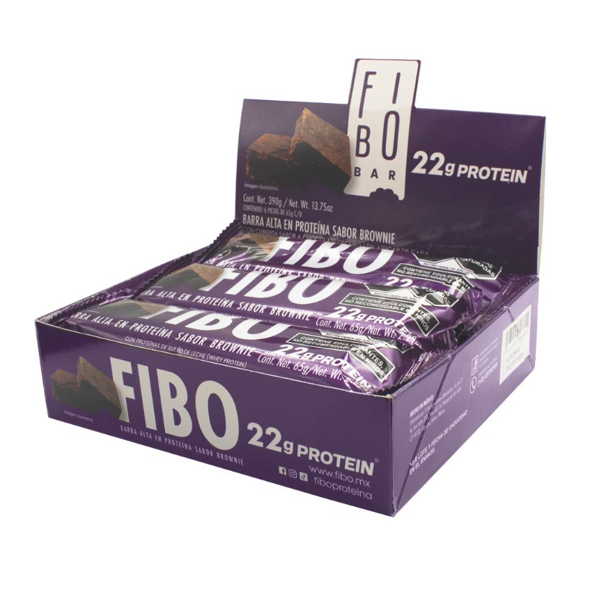 FIBO 22g Protein/Brownie – Fibo.mx | Barras