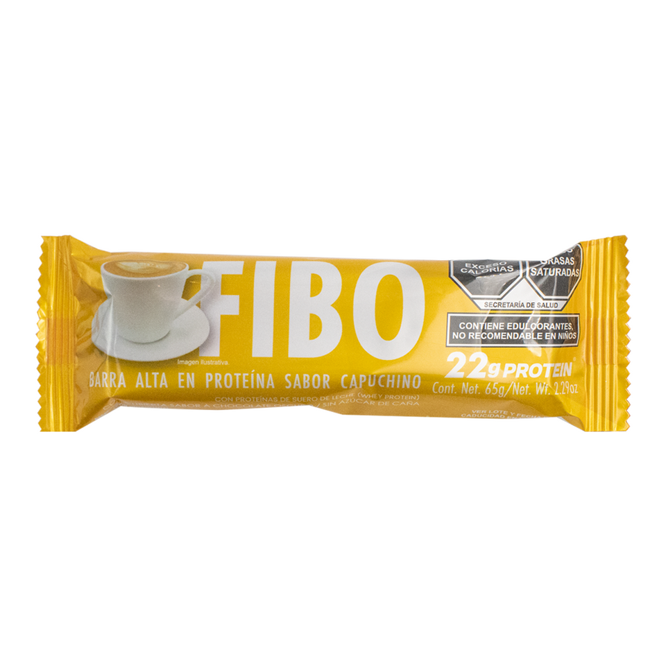 FIBO 22g Protein/Capuchino – Fibo.mx | Barras